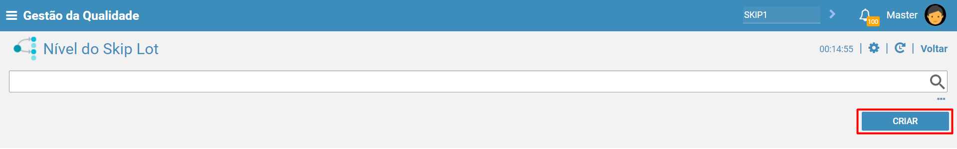 Criar e Apagar Skip Lot - Política ou Versões – SIQ Systems